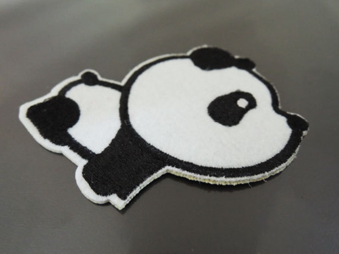 Cute Panda Patch Animal Cartoon Patches Badge Patch Applique - Etsy