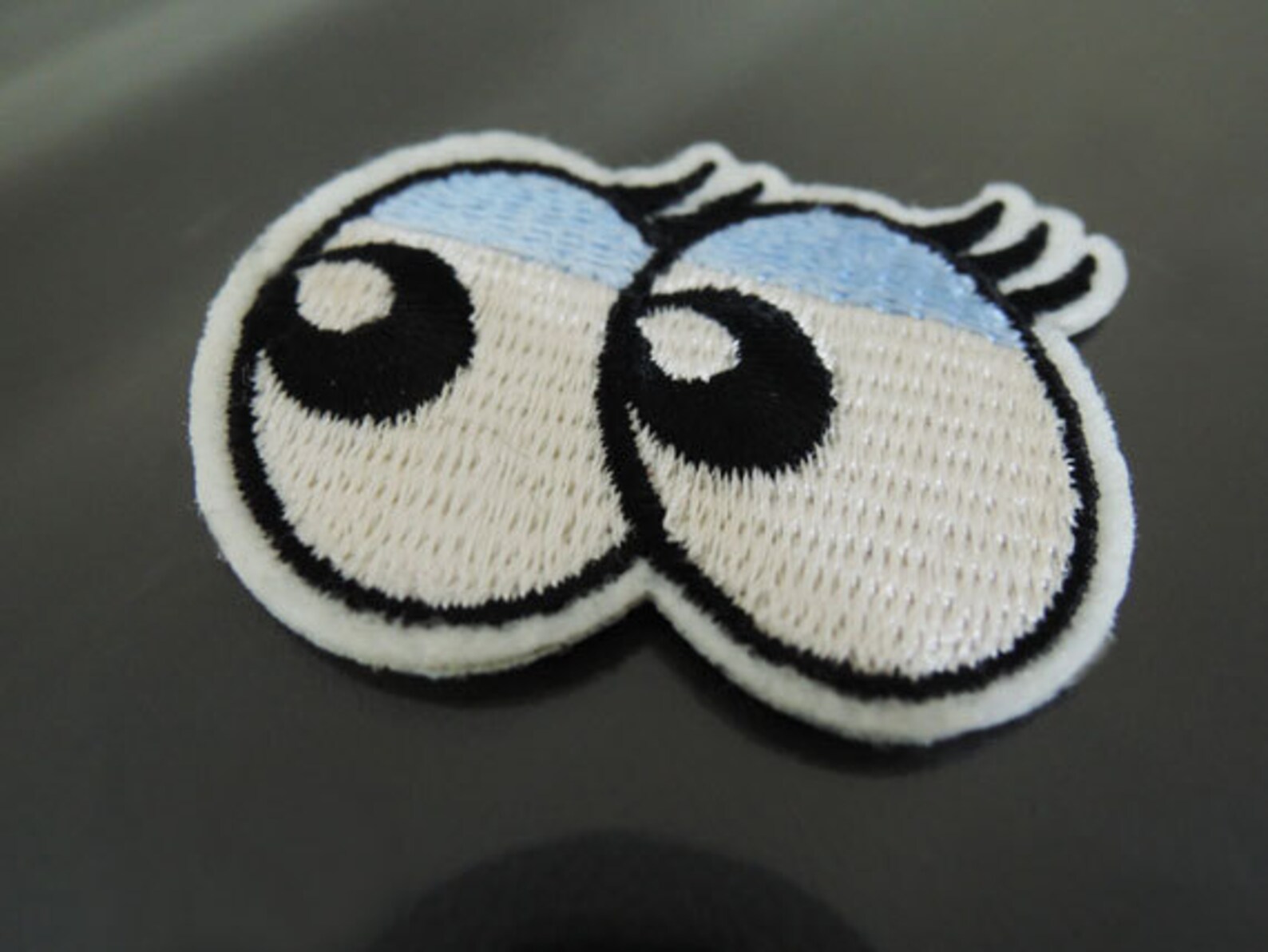 Iron on Patch Cartoon Eye Patch Light Blue Eye Patches - Etsy