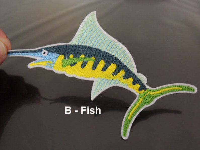 Iron on Patch Crab Patch Fish Patch or Starfish Patch Ocean - Etsy