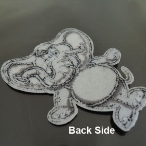 Cute Elephant Patch Animal Cartoon Patches Gray Elephants Patch ...