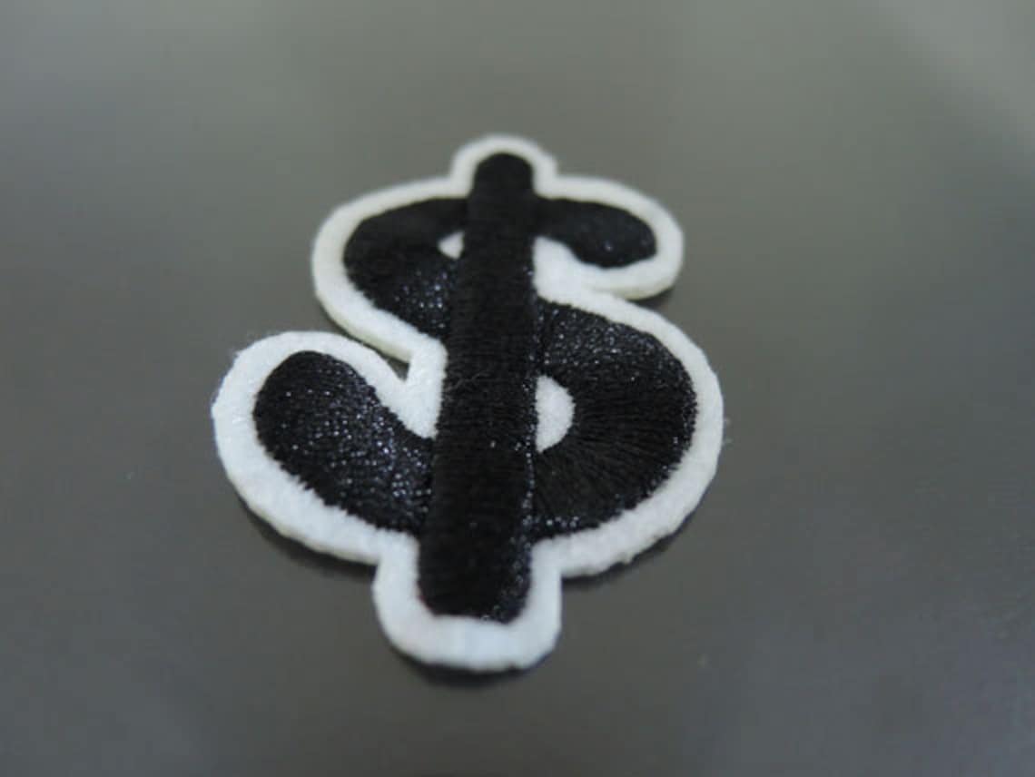 Money Patches Iron on or Sewing on Patch Dollar Patch | Etsy