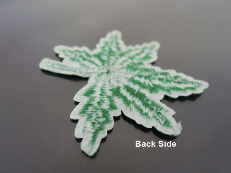 Leaves Patch Green Leaf Patches Badge Patch Applique Embroidered Patch ...