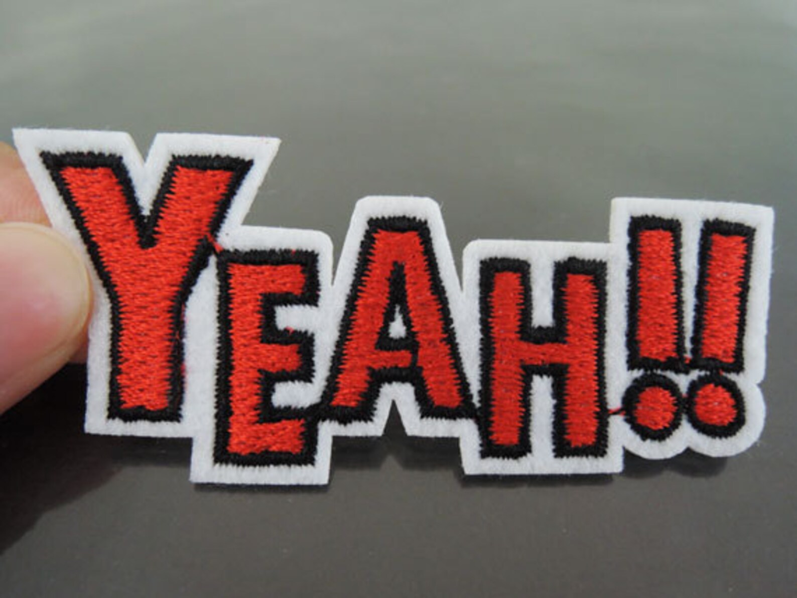 YEAH Letter Patches Iron on or Sewing on Patch Letter | Etsy