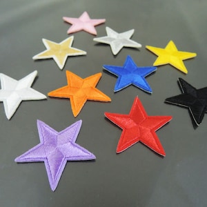 Star Patches Stars Patch Applique Embroidered Patch Iron on Patch Sew ...