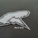 Flash Cloud Patches - Iron on Patches or Sewing on Patch Black White ...
