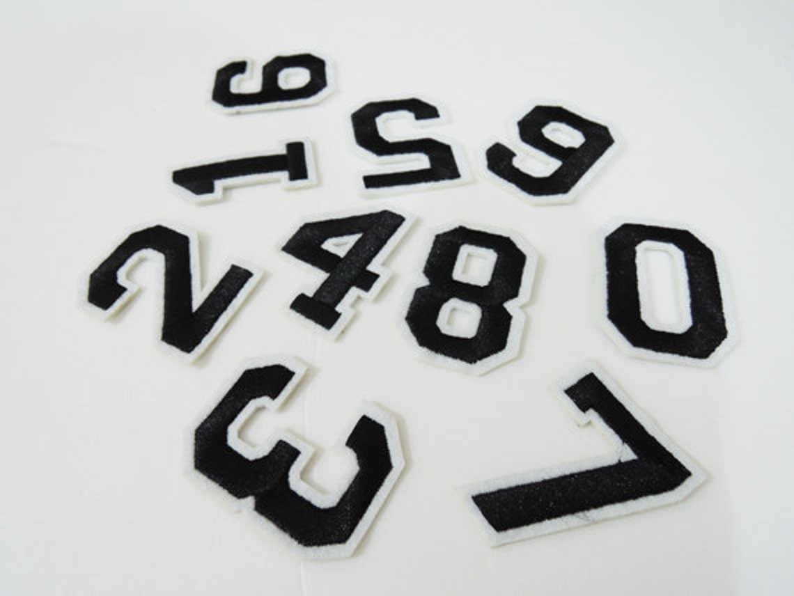 Number Patches Iron on or Sewing on Patch 0-9 Number Patches - Etsy