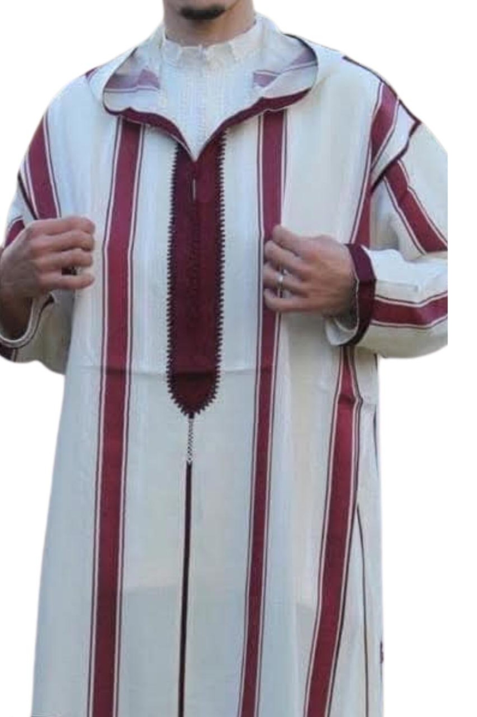 Moroccan Embroidered Djellaba-moroccan Hooded Robe - Etsy