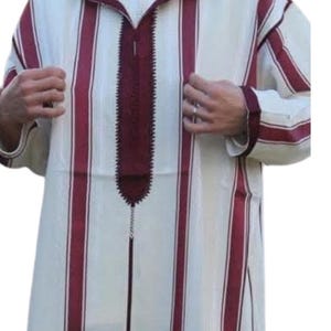 Moroccan Embroidered Djellaba-moroccan Hooded Robe - Etsy