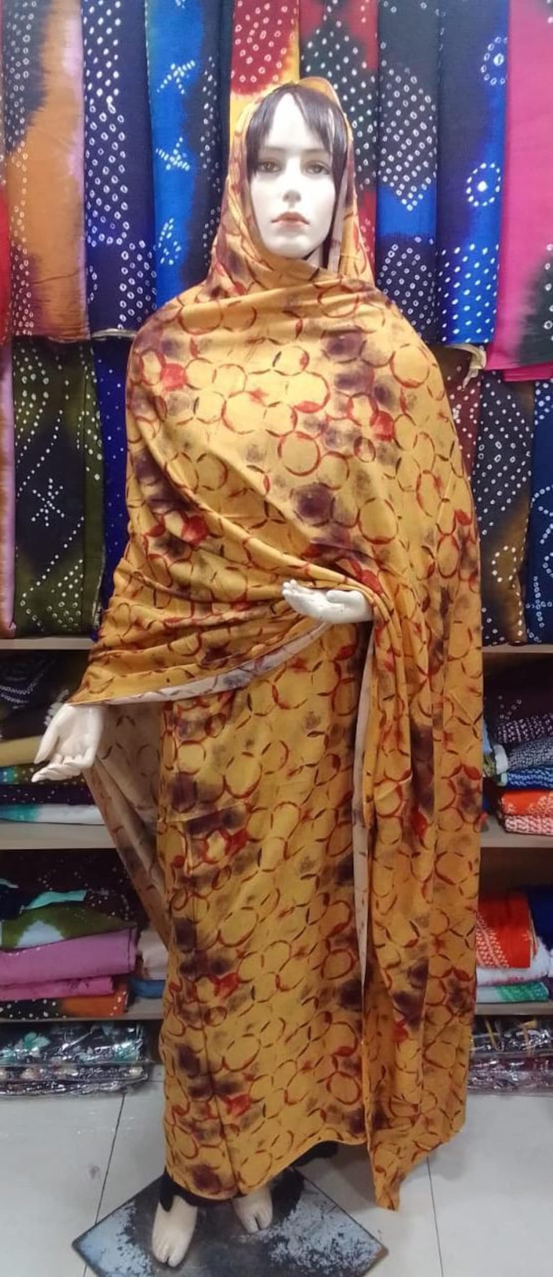 Handmade Saharan Attire-ethnic Desert Clothing-sahrawi Melhfa – Desert ...