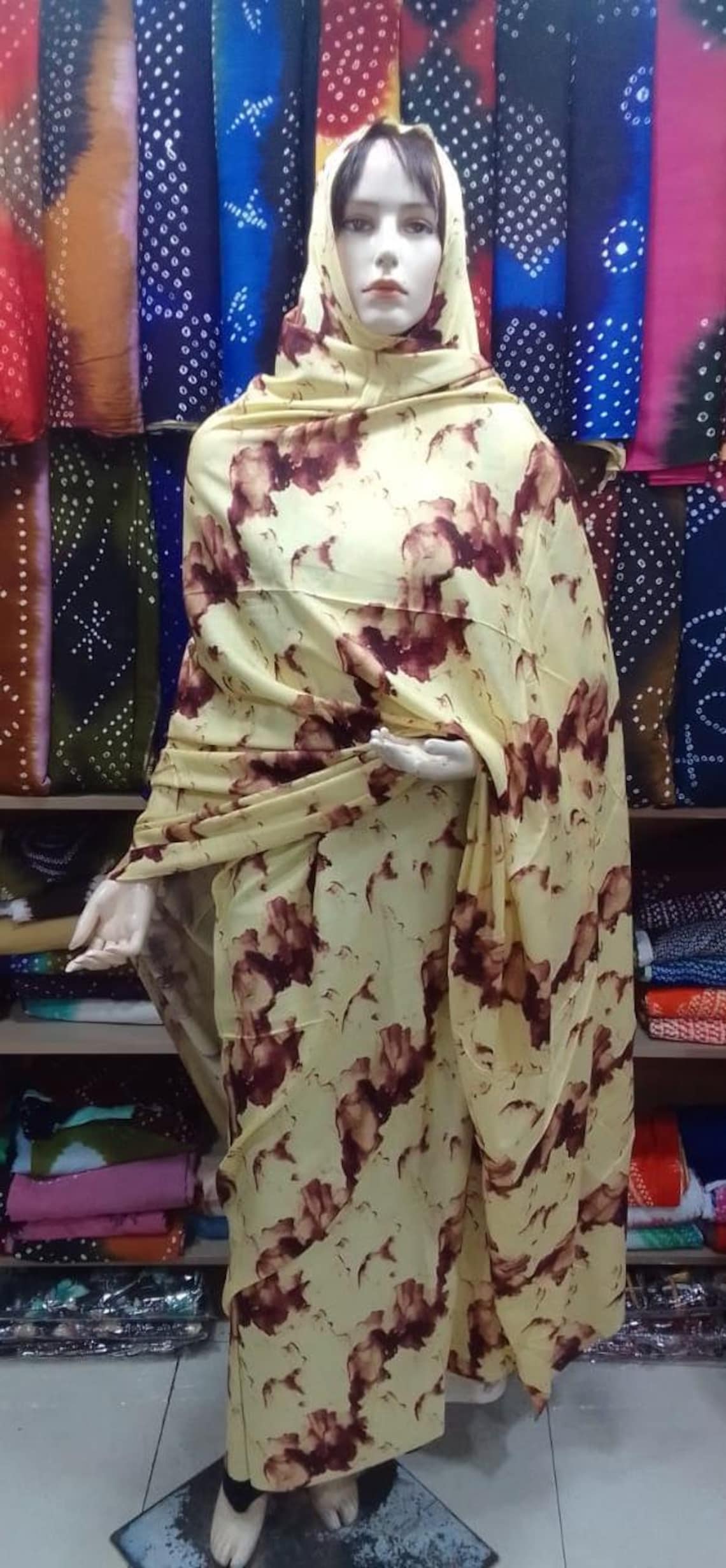 Saharan Melhfa-mauritanian Melhfa- Desert Women's Dress – Traditional ...