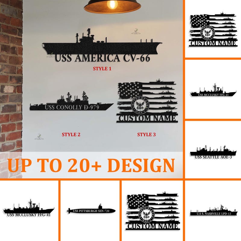 Navy Ships in Metal Art - Etsy