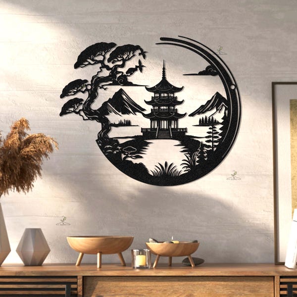 Asian Metal Art - Etsy