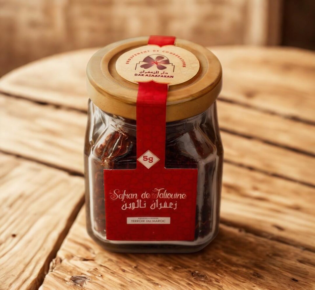 Premium Moroccan Saffron Threads 5g – Pure Taliouine Saffron | High ...