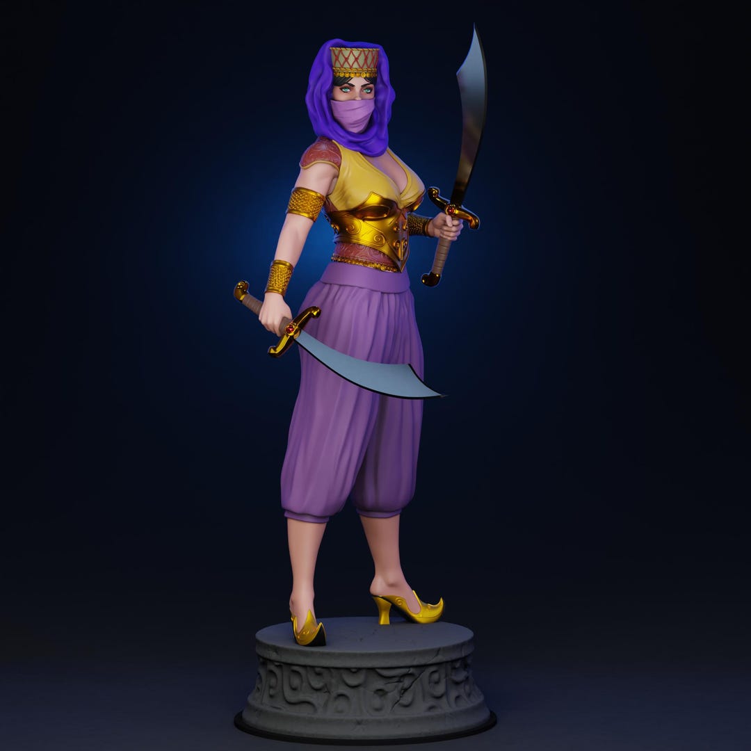 Talia Al Ghul - STL Model for Resin Printer Figure 3D Printing - High ...