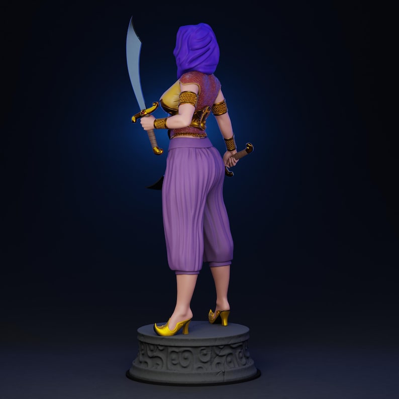 Talia Al Ghul - STL Model for Resin Printer Figure 3D Printing - High ...