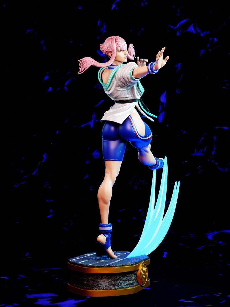 Manon From Street Fighter - STL Model for Resin Printer Figure 3D ...