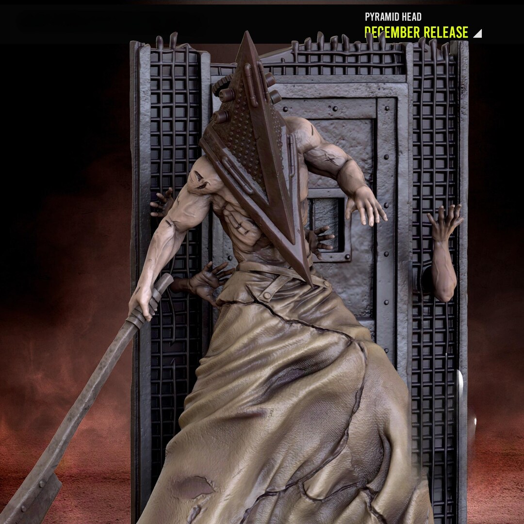 Pyramid Head From Silent Hill - STL Model for Resin Printer Figure 3D ...