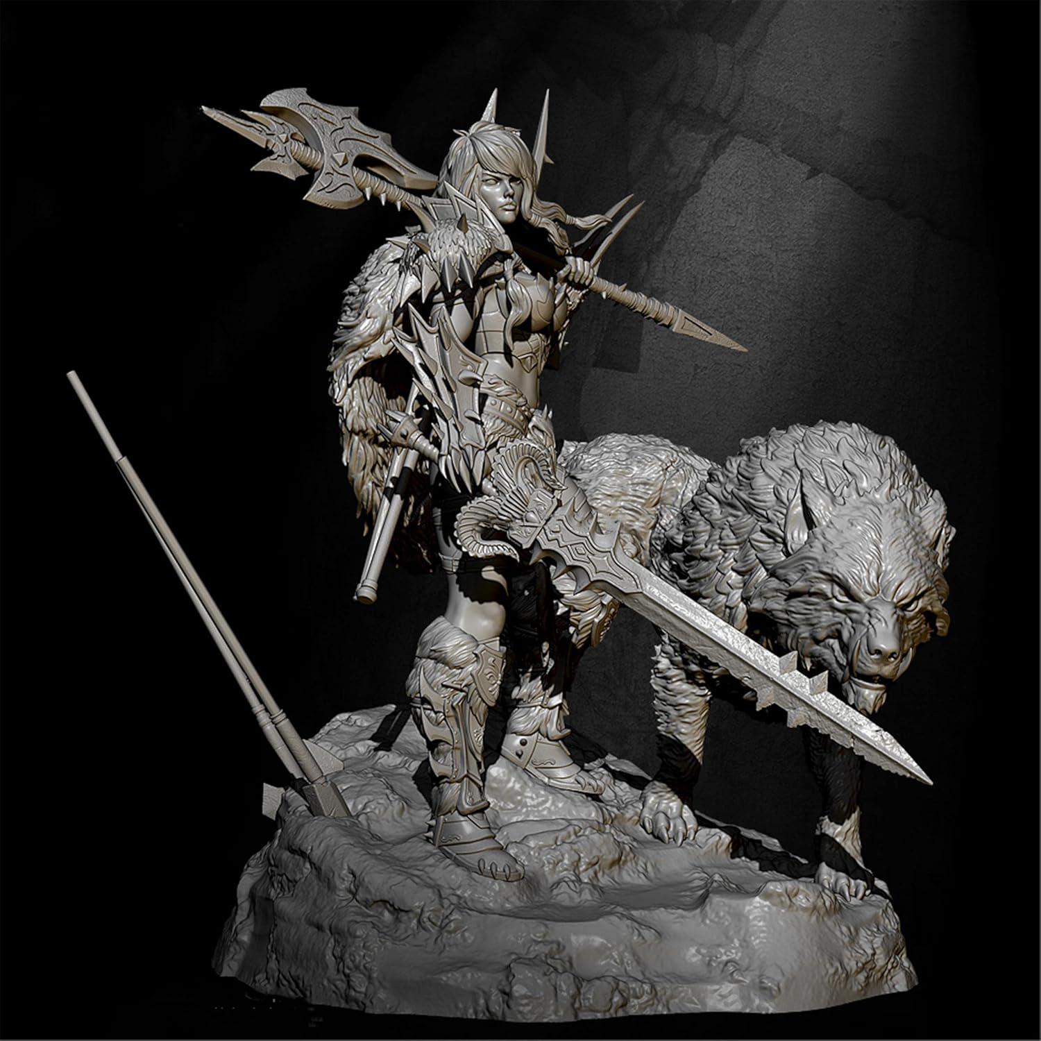 Red Sonja - STL Model for Resin Printer Figure 3D Printing - High ...