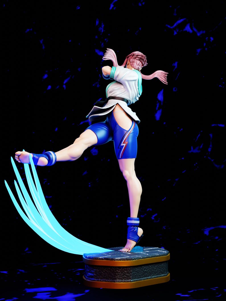 Manon From Street Fighter - STL Model for Resin Printer Figure 3D ...