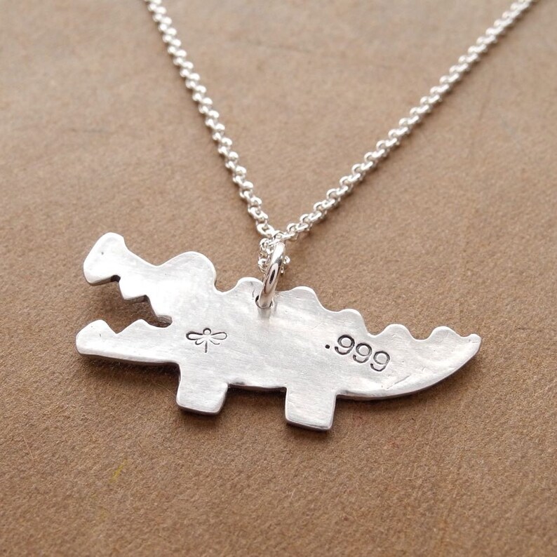Alligator Necklace Crocodile Necklace Handmade Alligator - Etsy