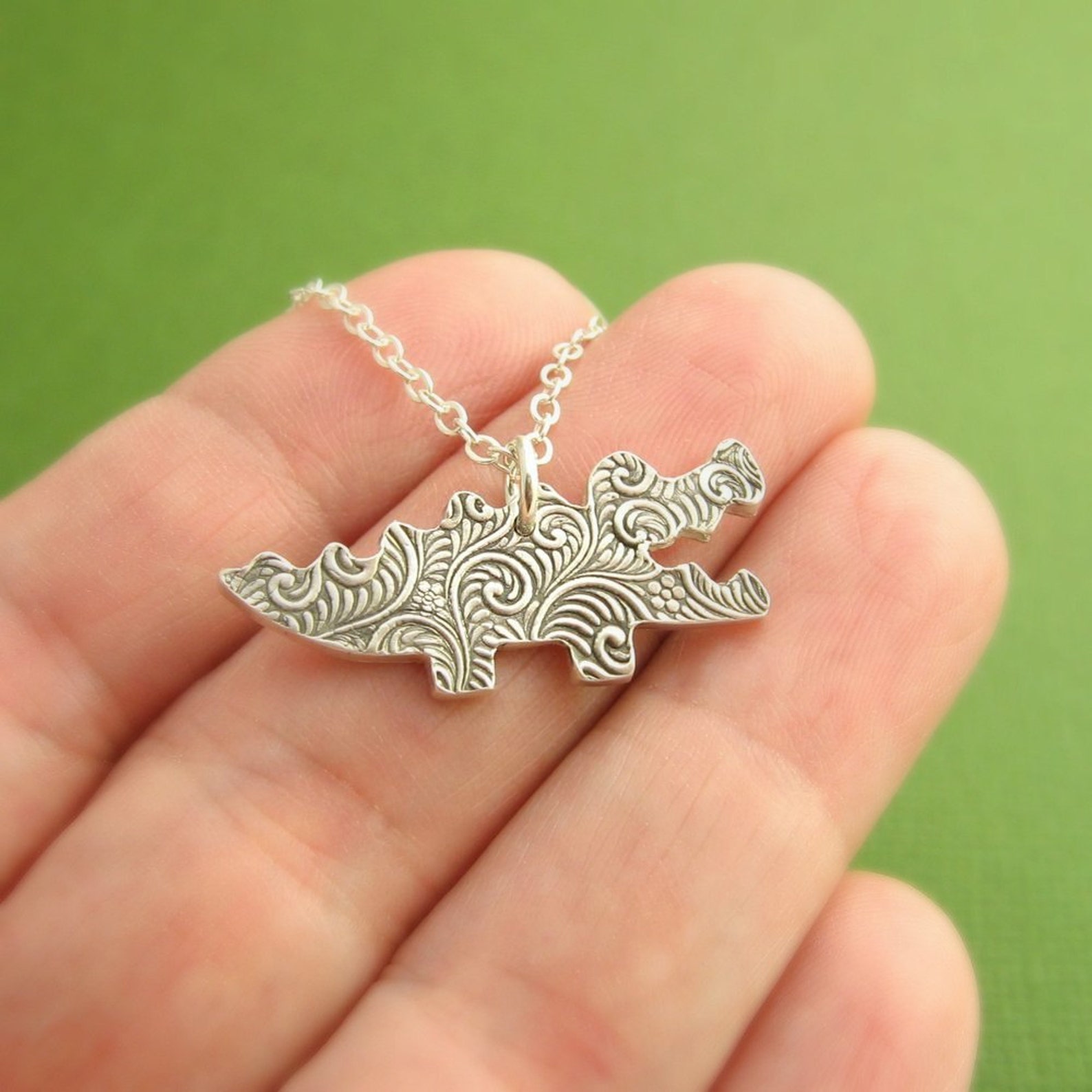 Alligator Necklace Crocodile Necklace Handmade Alligator - Etsy