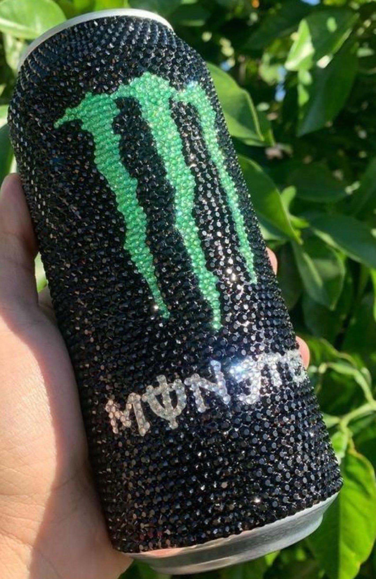 Rhinestone Bedazzled Cans - Etsy