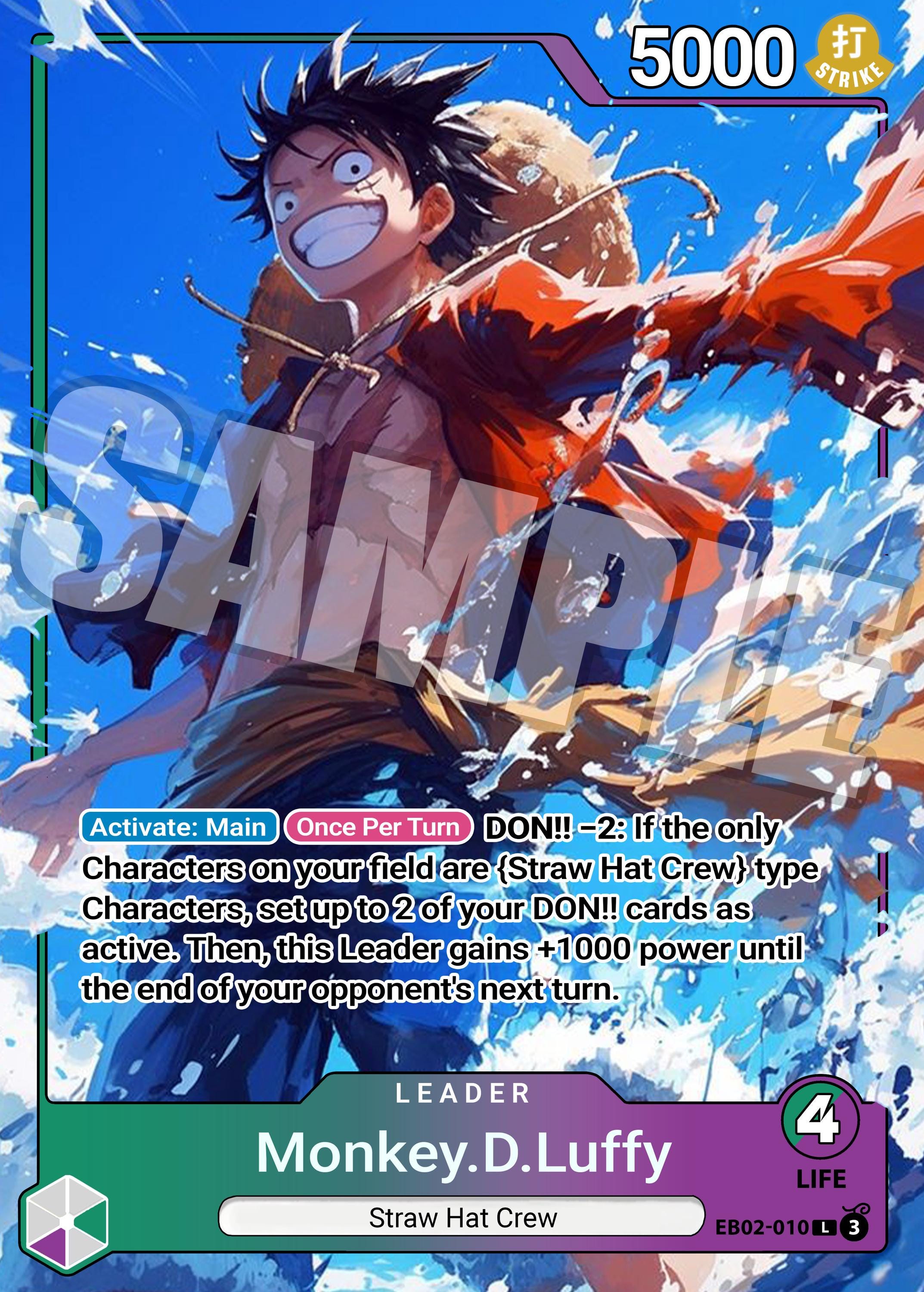 Custom Leader Cards [summer Style] - One Piece Tcg - Holographic - Etsy