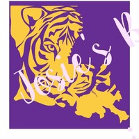 Lsu Svg - Etsy