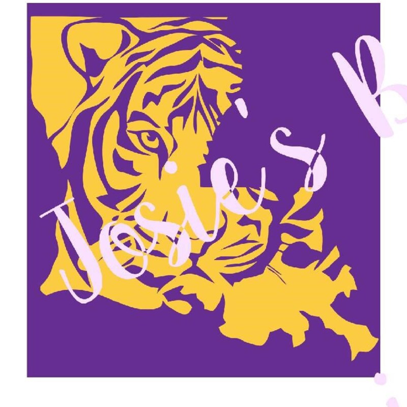 Lsu Tigers Svg - Etsy