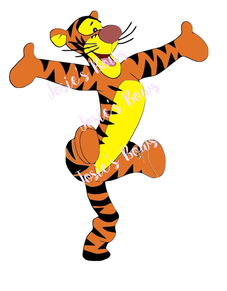 Inspired BY Tiger from Winnie the Pooh Eeyore Piglet & Tiger | Etsy