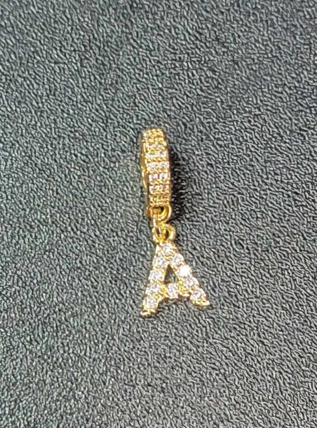 A-Z Alphabet Gold Letters for European Style Charm Bracelet Will Fit ...