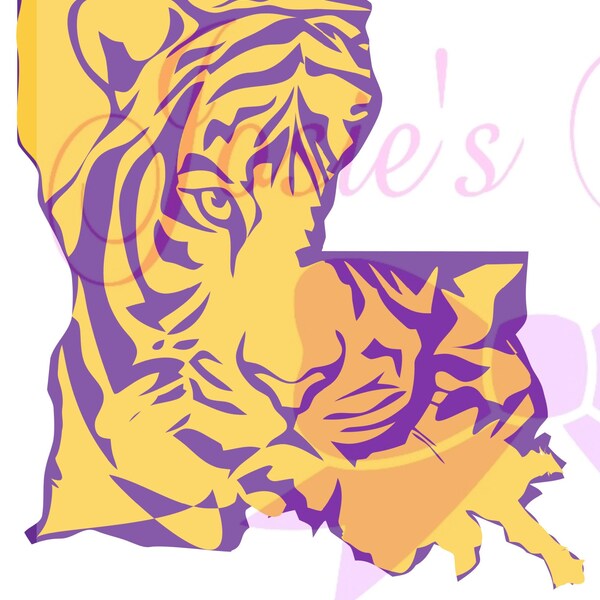Lsu Svg - Etsy