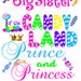 TWINS Candyland Design Birthday Candy Land Princess and Prince ! PNG ...