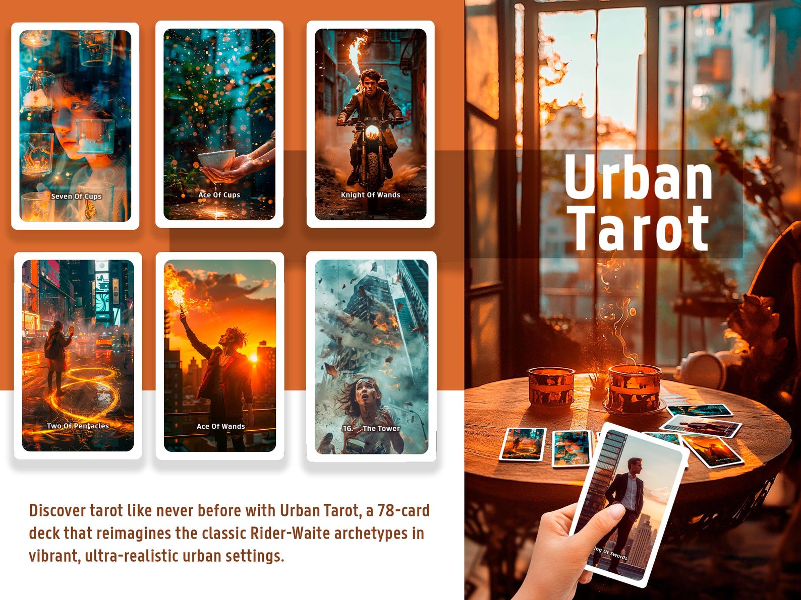 Urban Tarot – 78 Card Digital Deck With Real People and City Energy ...