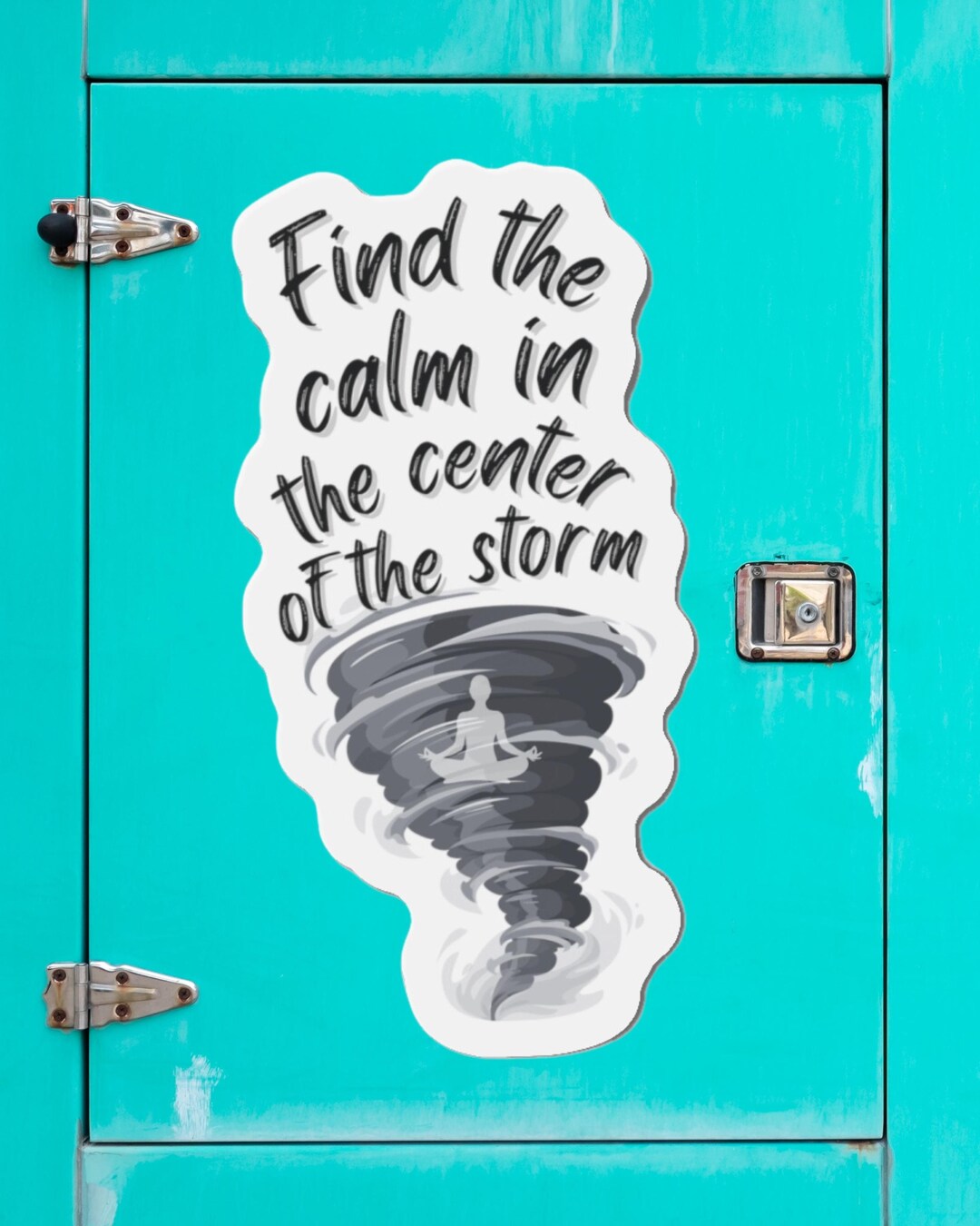 Inspiring Quote Magnets, Find the Calm in the Middle of the Storm ...