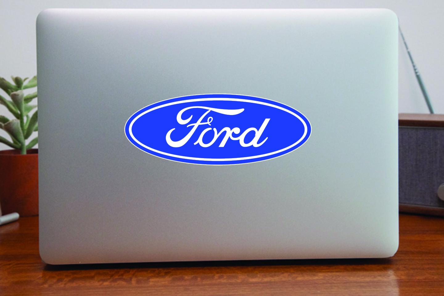 Ford Classic Blue Logo Vinyl Decal / Sticker 10 Sizes!! Free Shipping ...