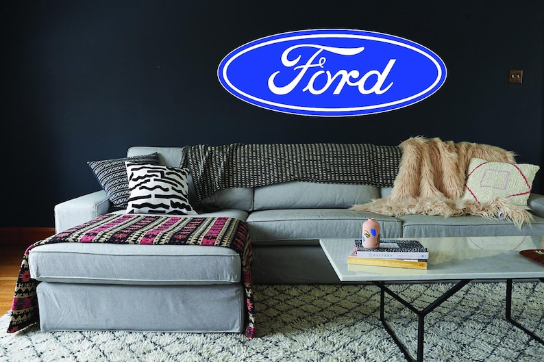 Ford Classic Blue Logo Vinyl Decal / Sticker 10 Sizes!! Free Shipping ...