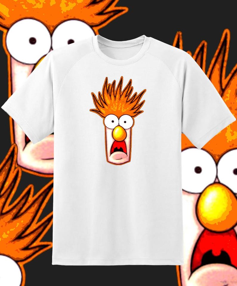 Beeker the Muppets Big Face Logo Shirt Youth Sizes -adult 6XL Tracking ...