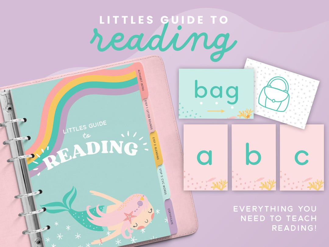 Learn to Read Binder: Phonics Program for Preschool & Kindergarten (PDF ...