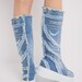 Handmade Denim Boots: Upcycled Jean Ankle Boots - Etsy