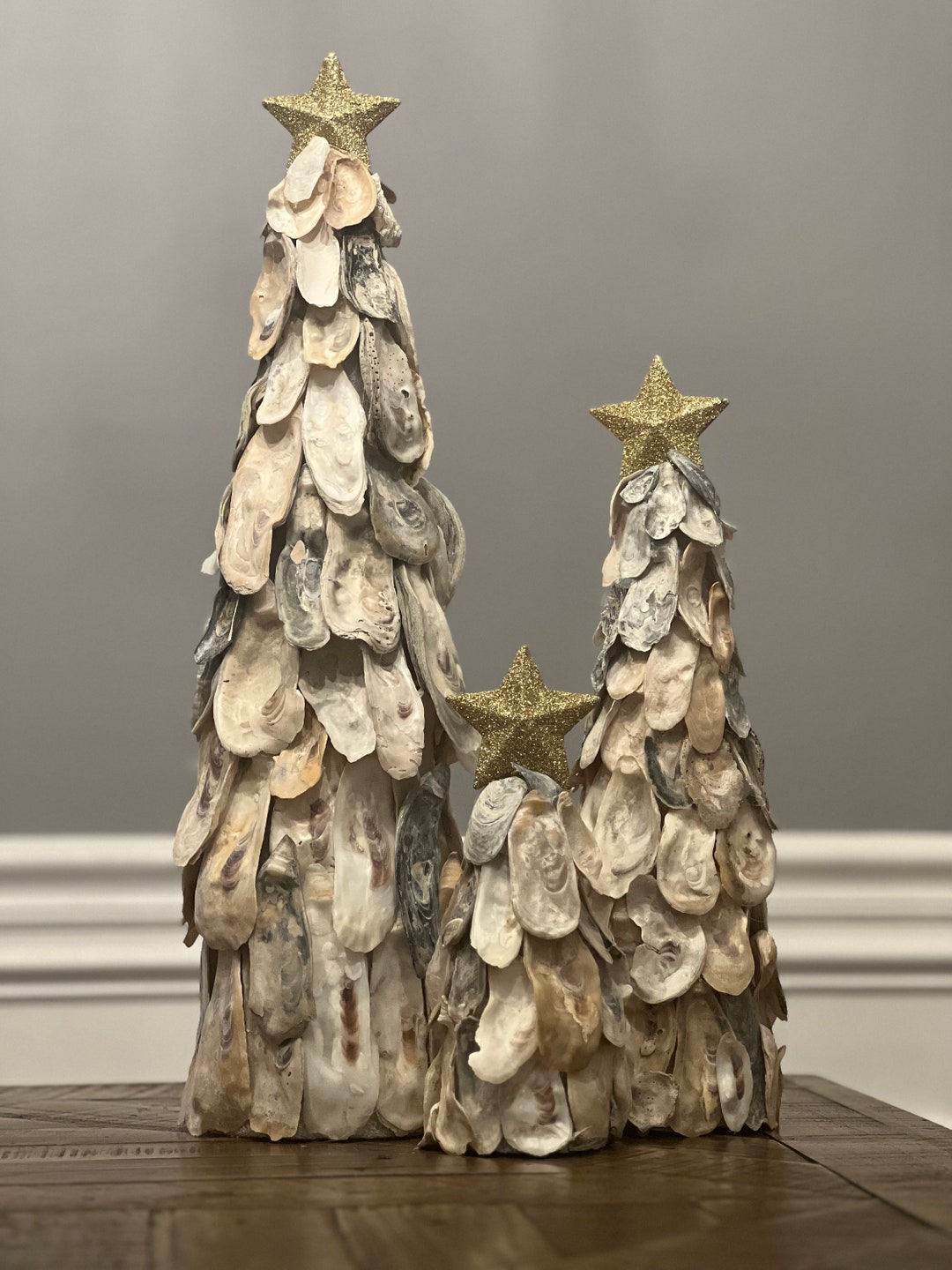 Oyster Shell Christmas Trees - Etsy