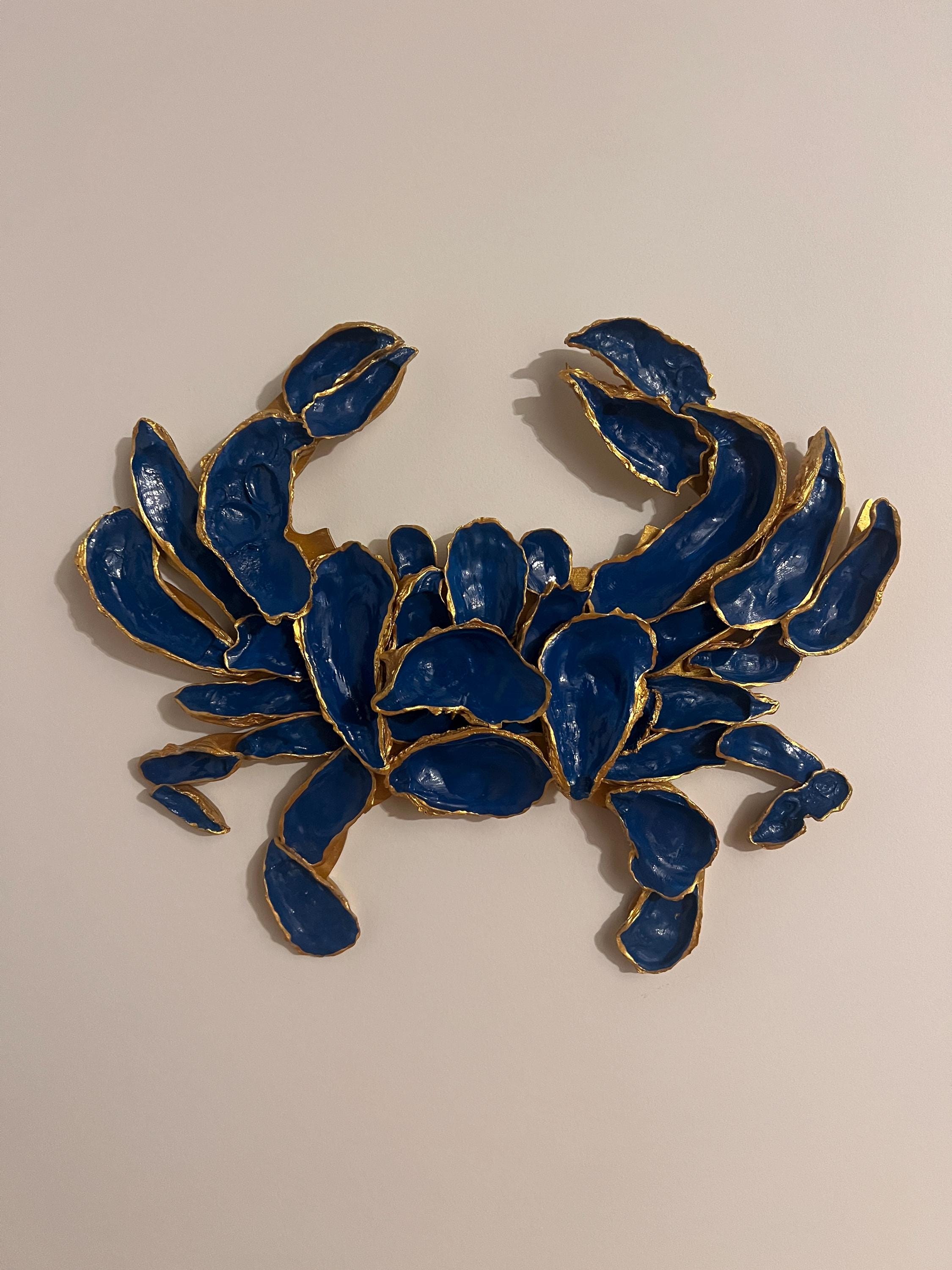 Mr. Nauti Crap - Oyster Shell Crab Wall Decor - Etsy