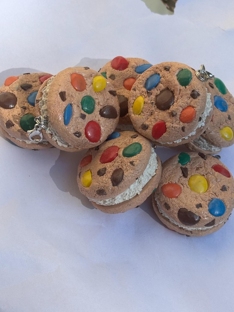 Ice Cream Cookie Sandwiches Keychain/magnets - Etsy