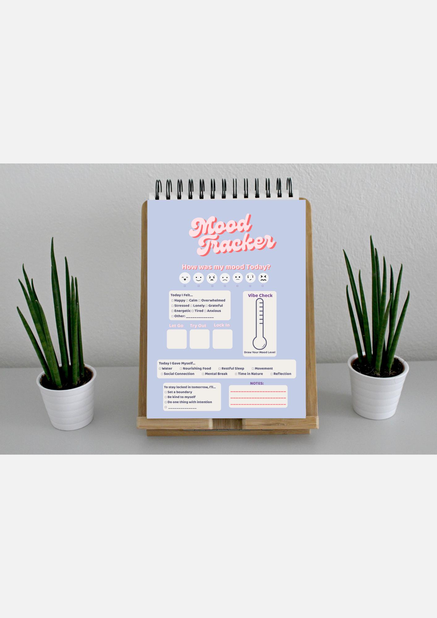 Mood Tracker Printable | Mental Health Check-in PDF | Daily Emotional ...