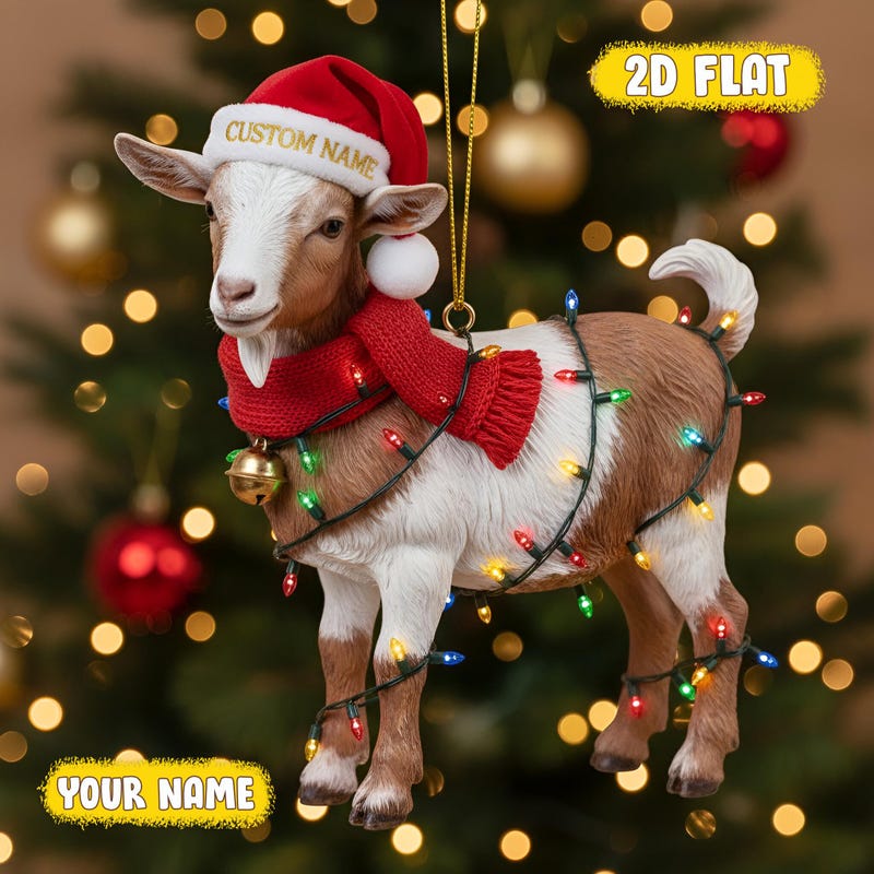 Goat Santa Hat - Etsy