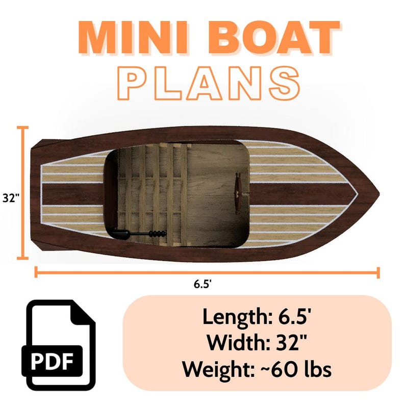 DIY Mini Electric Boat Plans: Flat Bottom Plywood Design (PDF Download ...