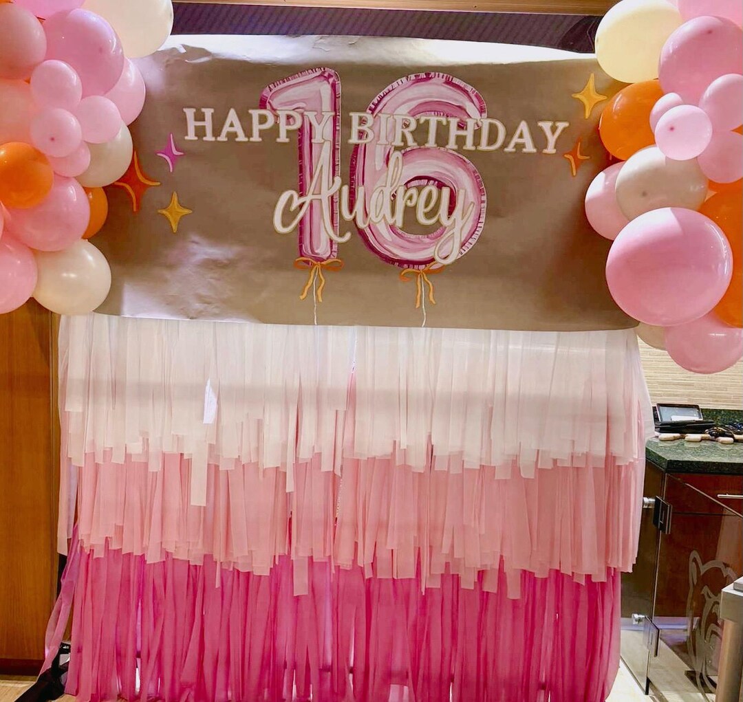 Custom Brown Paper Banner!!! - Etsy