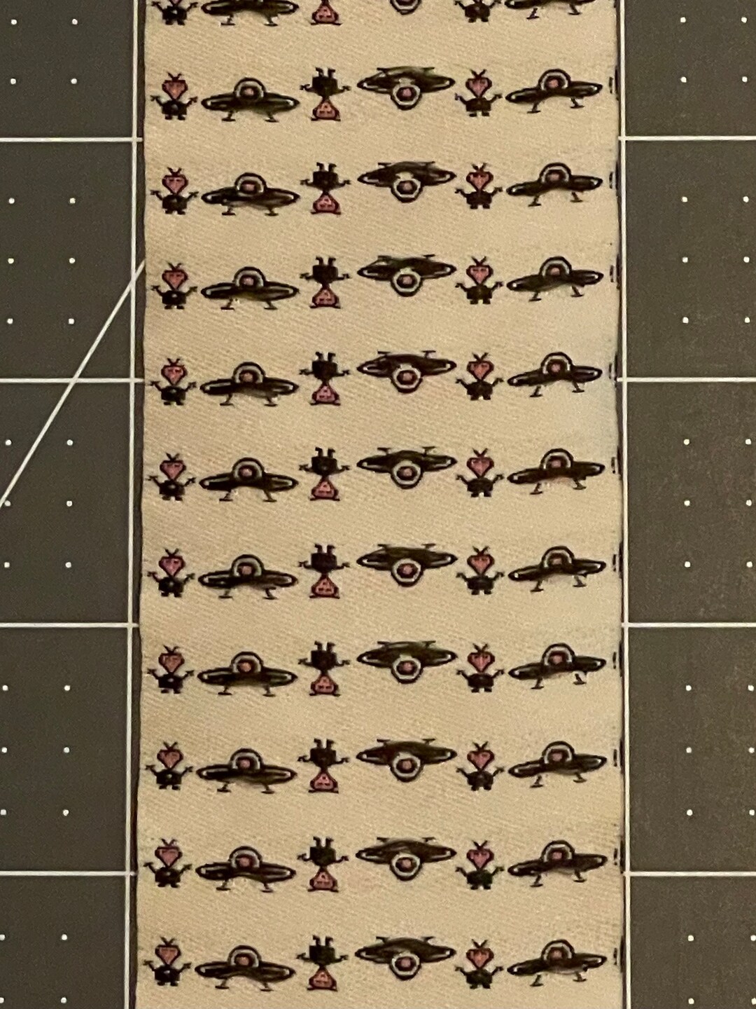 Aliens & Spaceships 2 Wide Jacquard Ribbon Trim by the Yard - Etsy