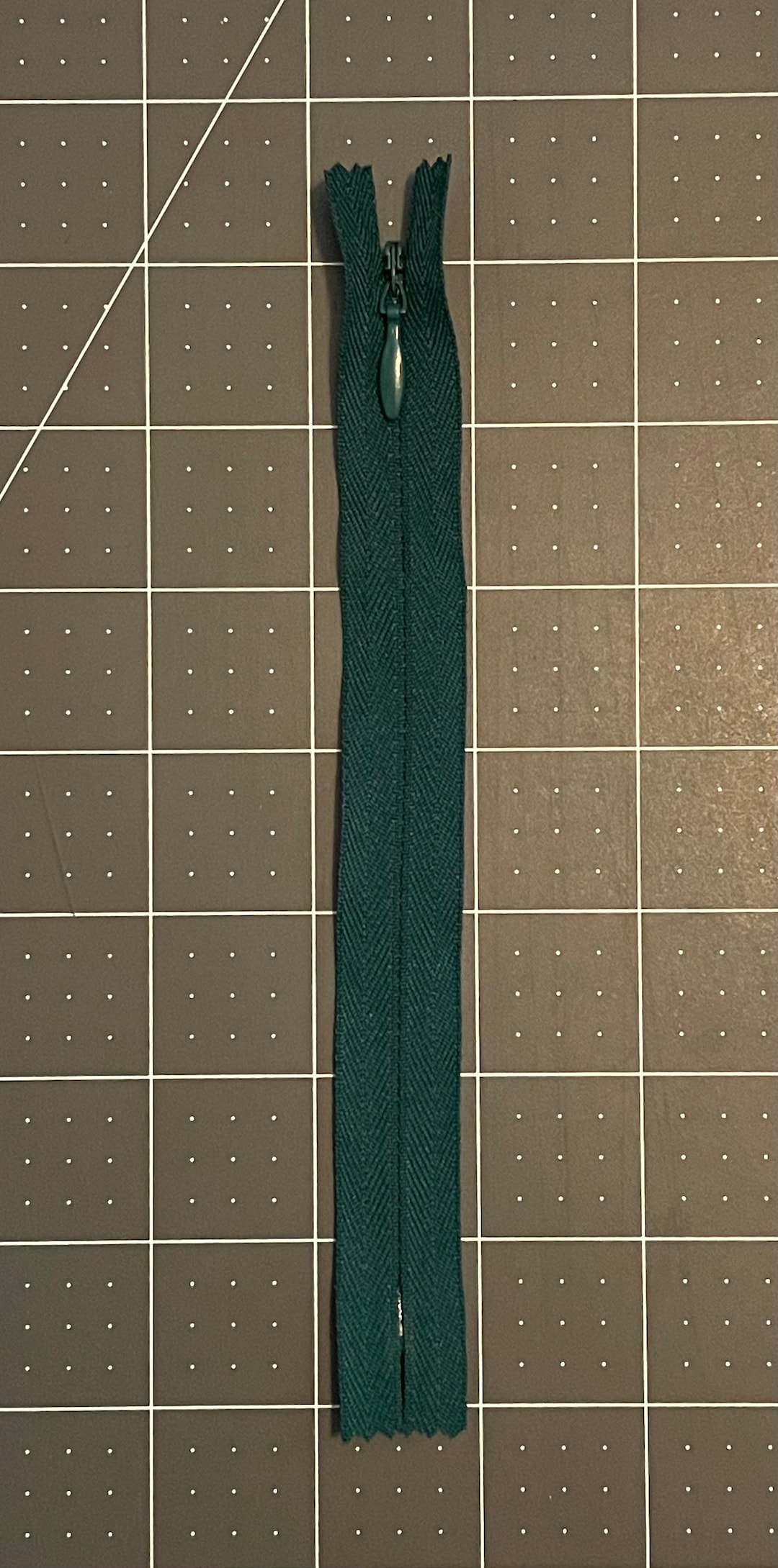 YKK Conceal Coiled Invisible Zipper Dark Green 6.5 - Etsy