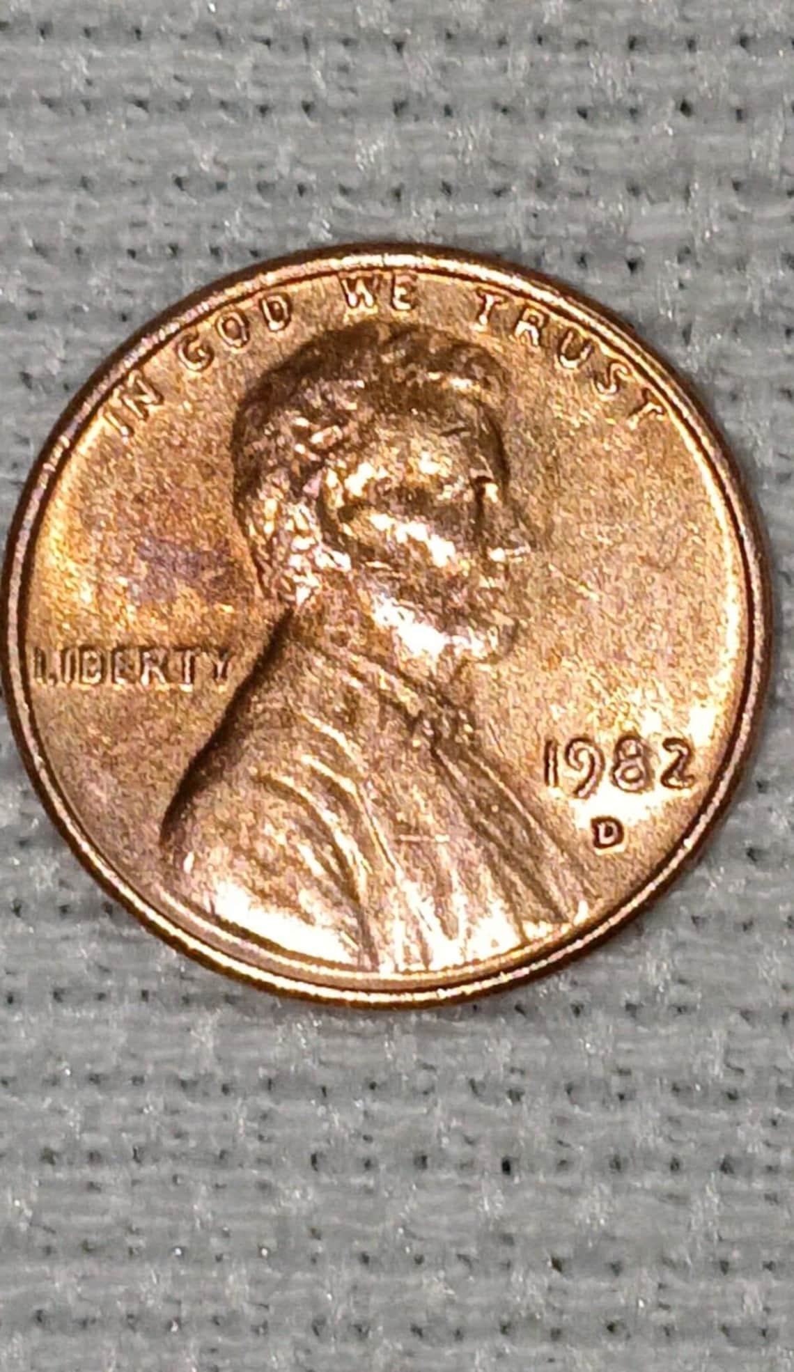 1982-D Liberty Penny Coin With Multiple Errors - Etsy